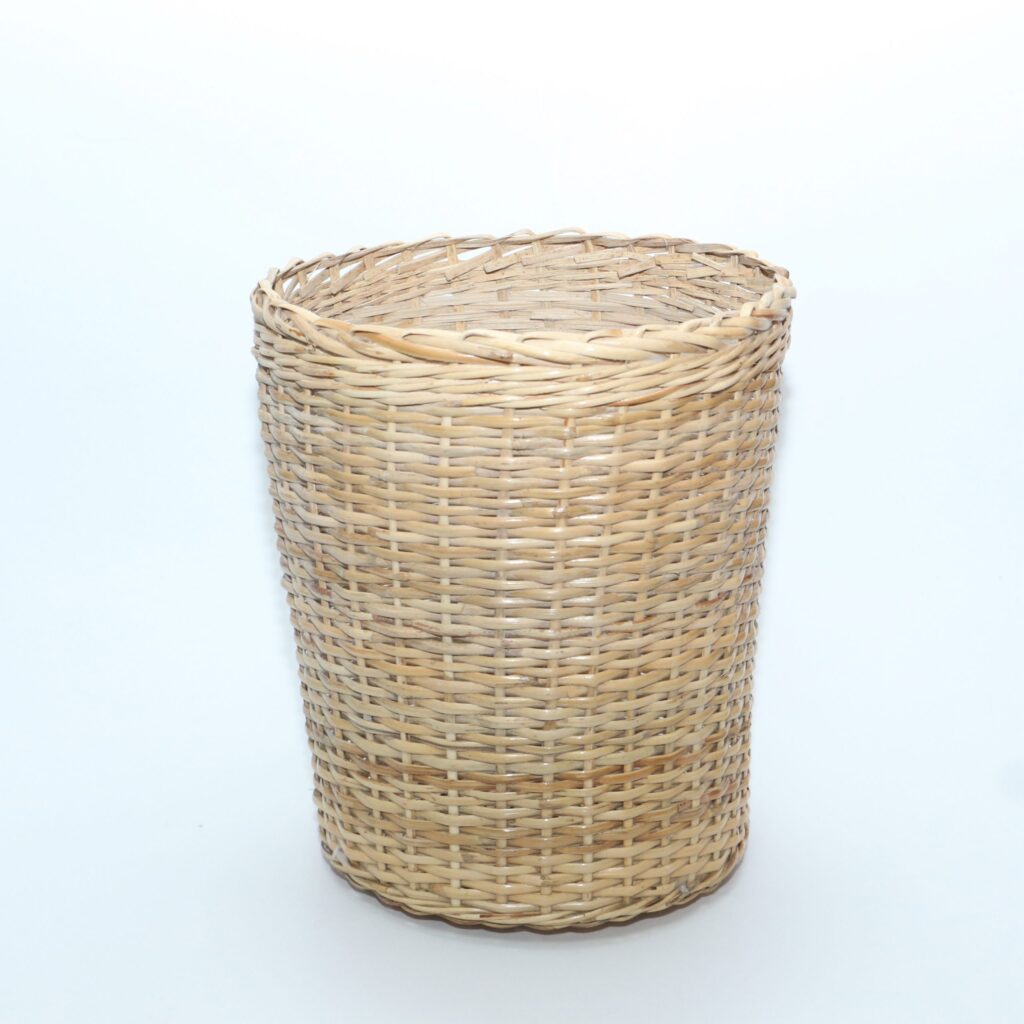 Eco friendly Cane trash bin - Ceylon Authentics